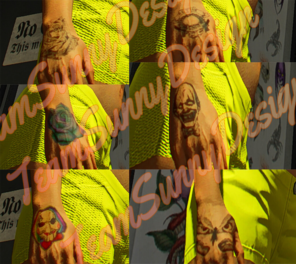 [RELEASE][PAID]Retextured 6 hand tattoos[OPTIMISATION] - FiveM Releases ...