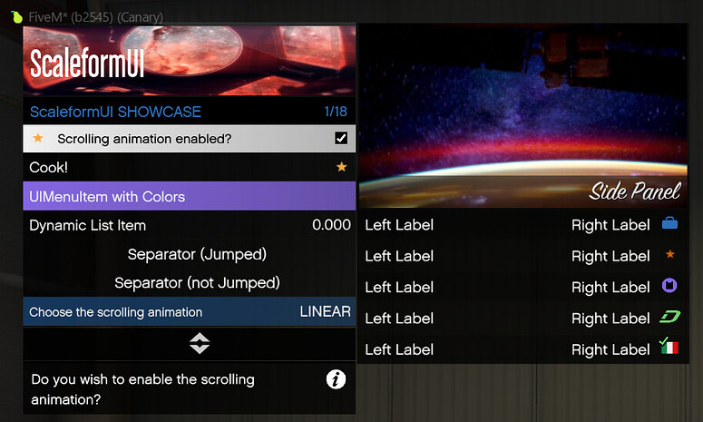 ScaleformUI - A lightweight, fast and fun API - FiveM Releases - Cfx.re Community