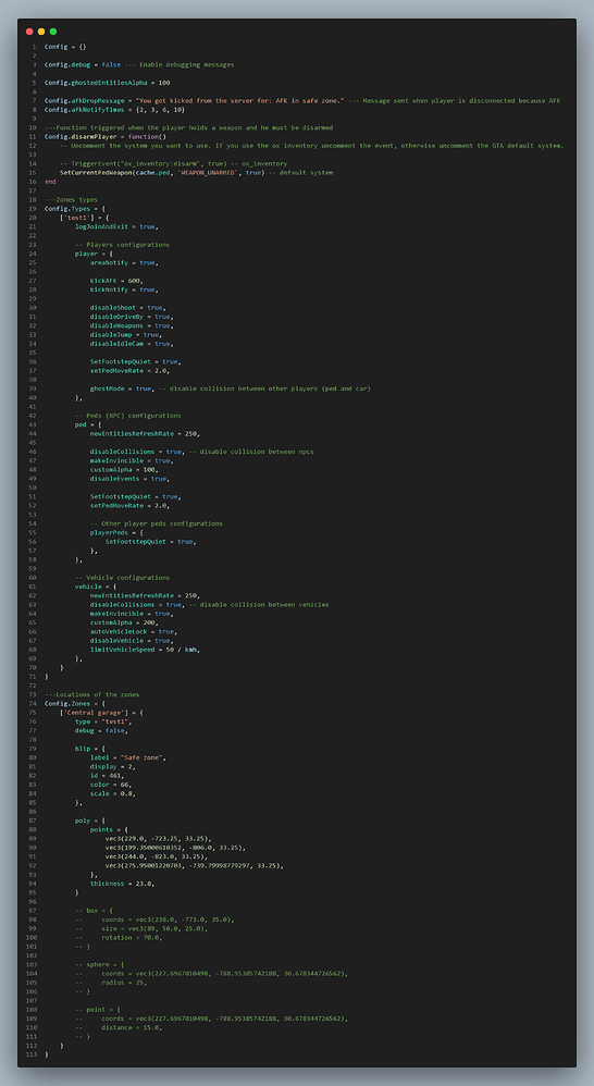 [FREE] ⚠️ fanca_safezone - Create Safe Zones with ease - FiveM Releases ...