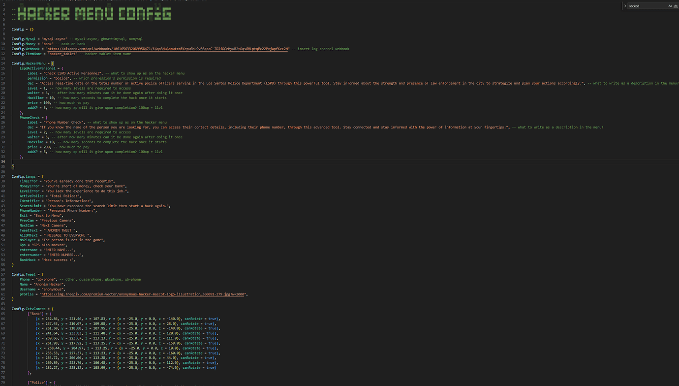 [ESX/QB] Realistic Hacker Menu - FiveM Releases - Cfx.re Community