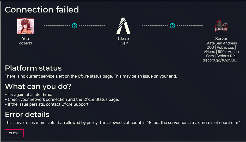 Unable to Put my server to 64 slots - Discussion - Cfx.re Community