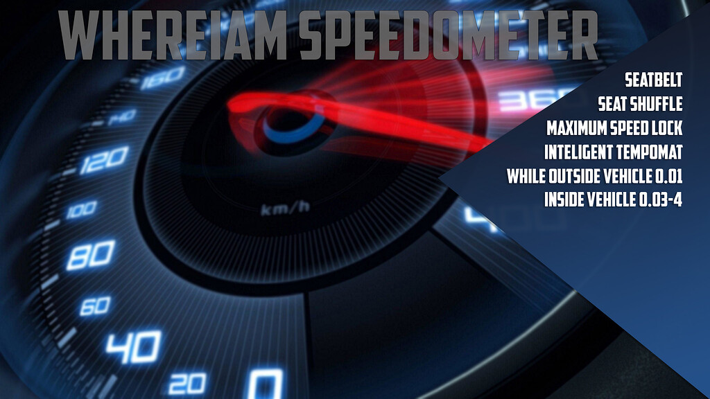 [ESX] Whereiam Speedometer - FiveM Releases - Cfx.re Community