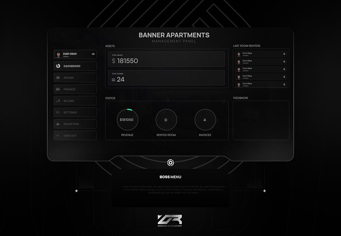[ESX/QBCore] MANAGEABLE AND HIGHLY DETAILED MOTEL AND APARTMENT SYSTEM ...