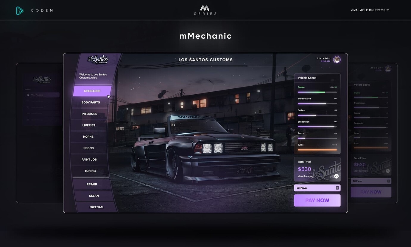CodeM mMechanic Job ( Advanced Mechanic Job System ) - FiveM Releases ...