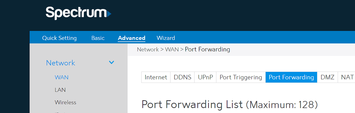 How would I port forward using spectrum - Server Discussion - Cfx.re ...