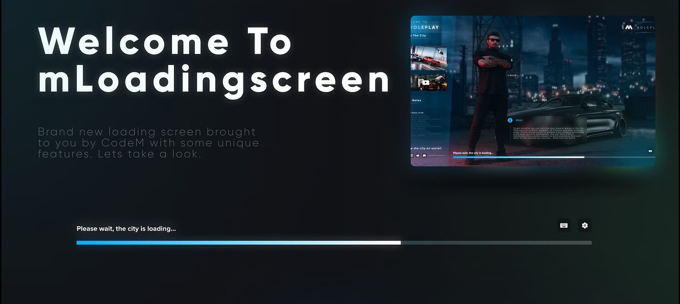 CodeM mLoadingscreen STANDALONE - FiveM Releases - Cfx.re Community