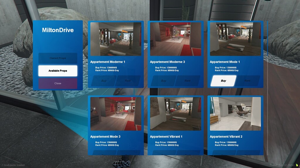 [Paid][ESX] Broker Property | Custom UI | Custom shells usable ...