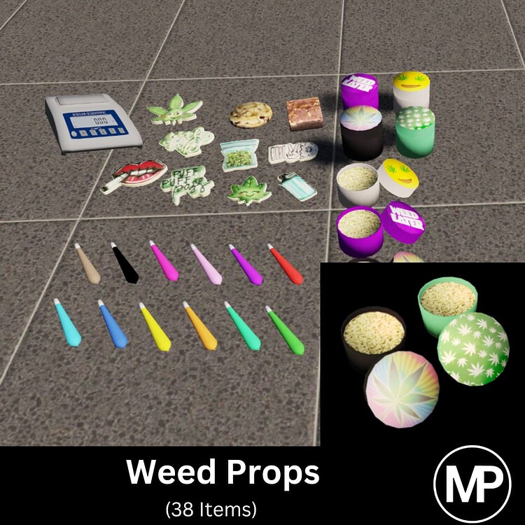 [NEW] Drug Props | Weed Props | Edible Drugs - FiveM Releases - Cfx.re Community