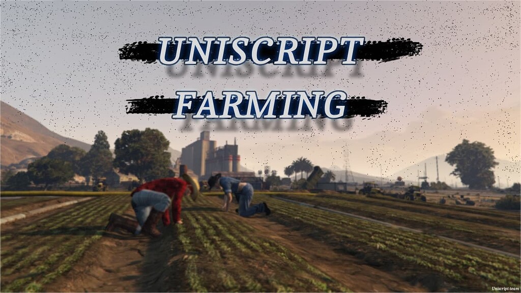 Farm with ox_target [uniscript_farming] [FREE] - FiveM Releases - Cfx ...
