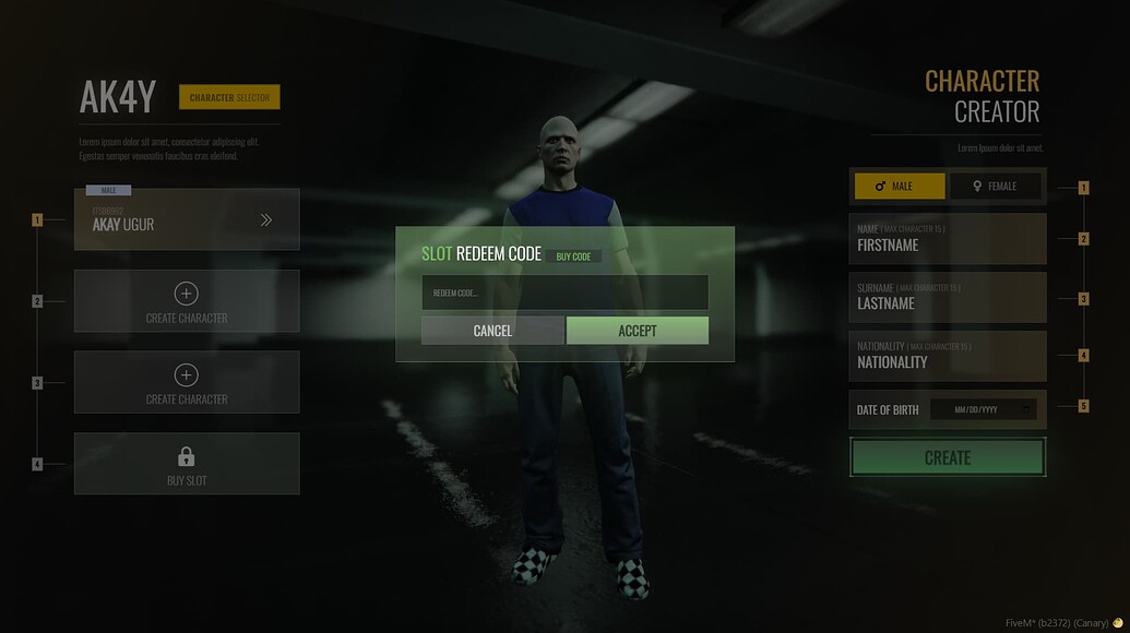 [QB/ESX] Multicharacter (extra slot, tebex store integration) - FiveM ...