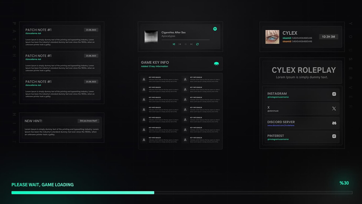 [PAID] [STANDALONE] MODERN Loading Screen - FiveM Releases - Cfx.re ...