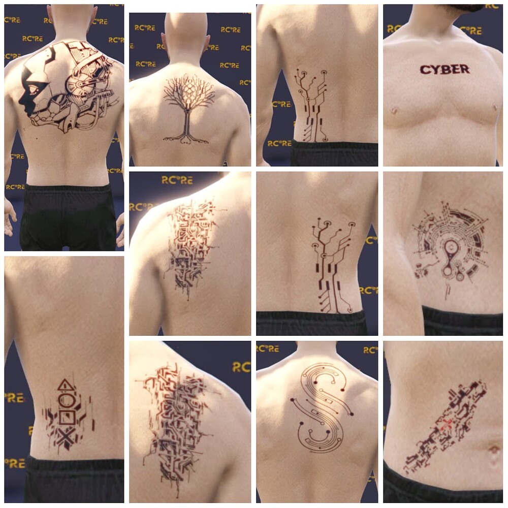 [ADDON] Cyber Pack - RCore Tattoo - FiveM Releases - Cfx.re Community