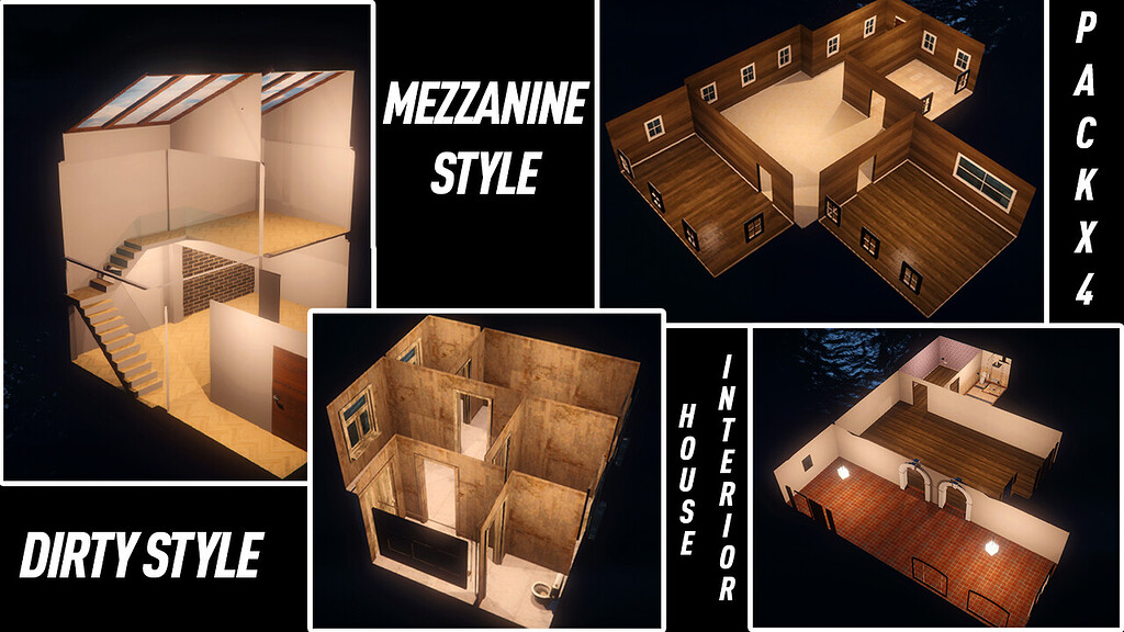 INTERIOR SHELL FOR HOUSING PACK x4 | GTAV | FIVEM - FiveM Releases ...