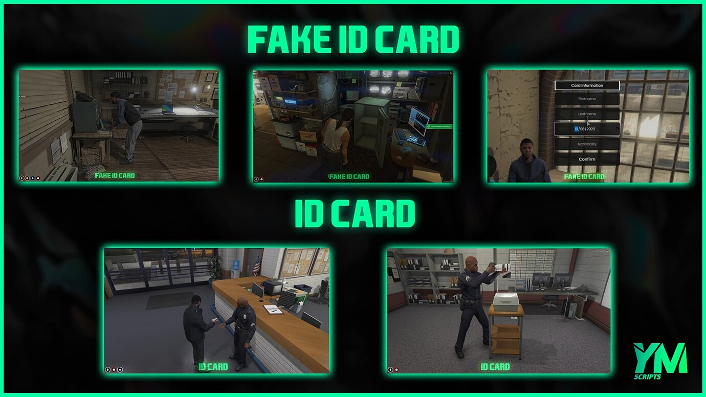 [QB/ESX] Realistic ID Card And Fake ID Card - FiveM Releases - Cfx.re ...