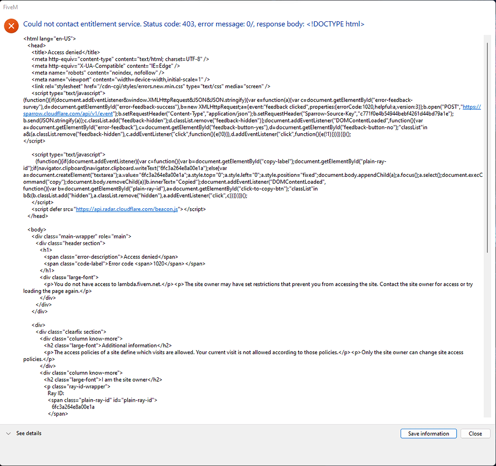 Weird Error when opening FiveM - FiveM Client Support - Cfx.re Community