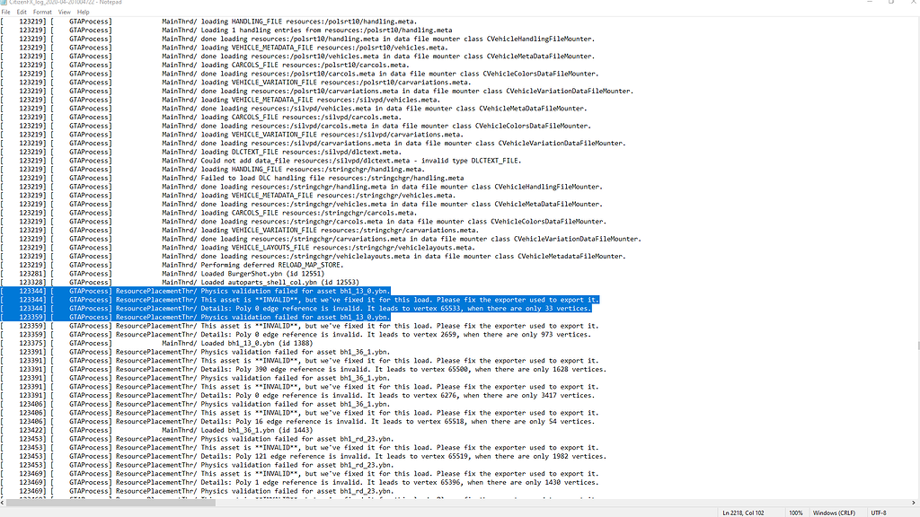 Fivem crashes while playing on an server but no crash report - FiveM ...