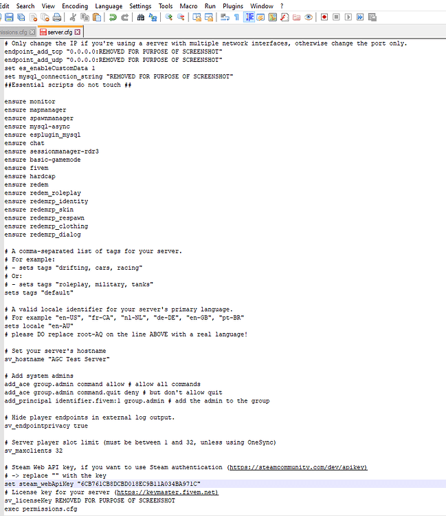 Major issues with Redem and txAdmin - Server Support - Cfx.re Community