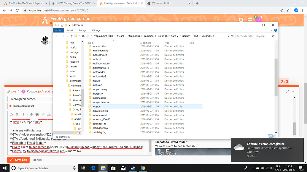 FiveM green screen - FiveM Client Support - Cfx.re Community