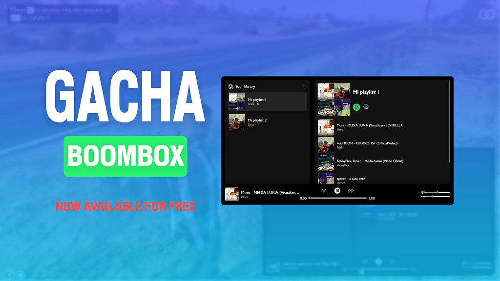 [FREE] BOOMBOX / Music Speaker / Radio / Yt Player FiveM - FiveM ...