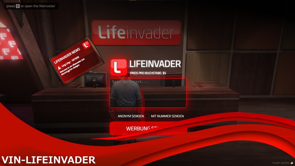 [ESX/QB] VIN - Lifeinvader - FiveM Releases - Cfx.re Community