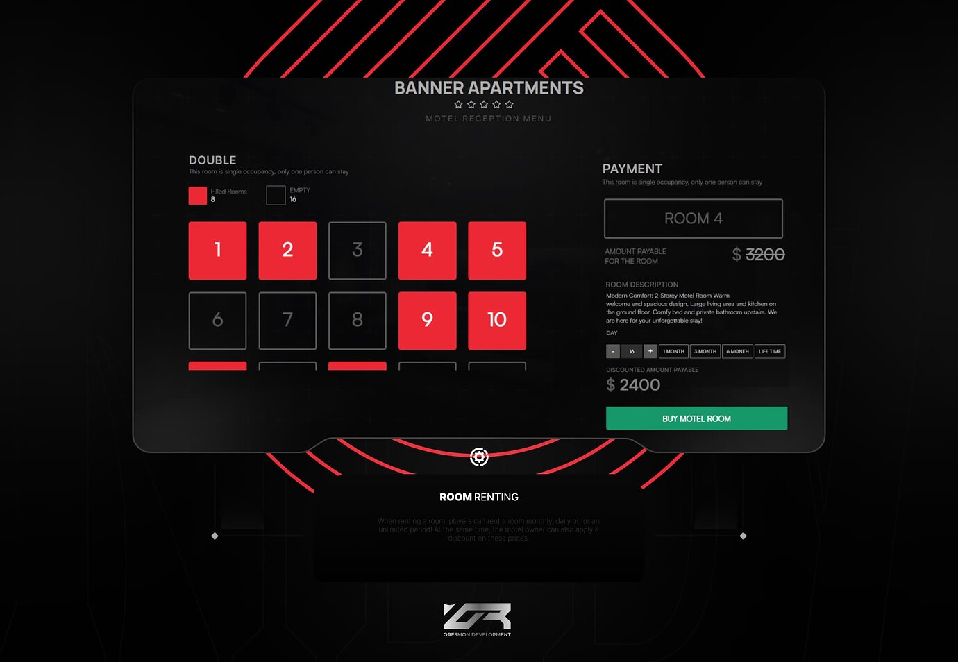 [ESX/QBCore] MANAGEABLE AND HIGHLY DETAILED MOTEL AND APARTMENT SYSTEM ...
