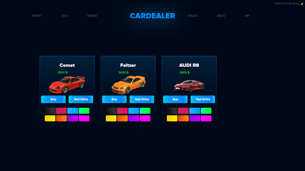 [ESX / QBCore] [PAID] IF Vehicle Shop V2 (Dealership) - FiveM Releases ...
