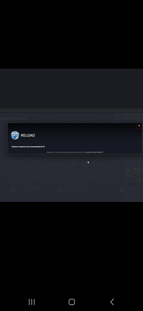 Error : Try to reconnect - ES/ESX - Cfx.re Community