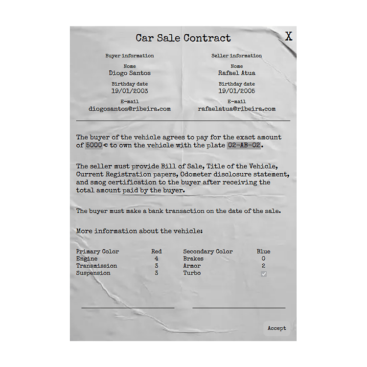 📜 Car Contract [ESX][QBCORE][OPEN-SOURCE] - FiveM Releases - Cfx.re Community