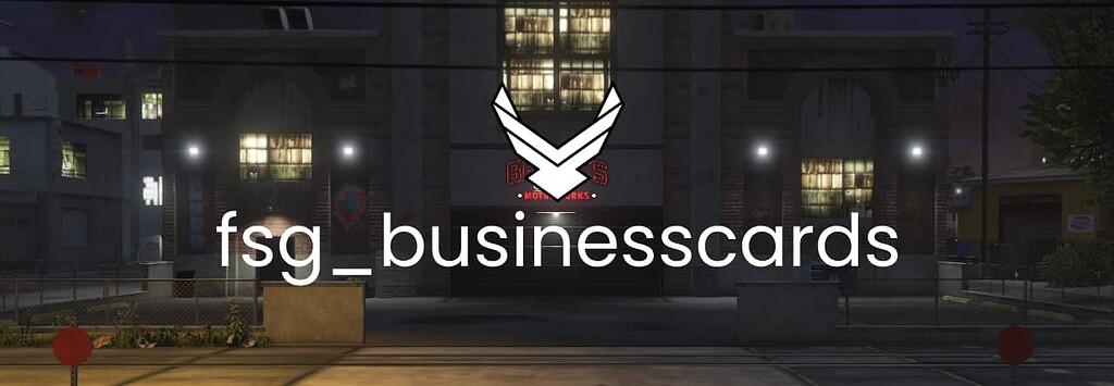 [PAID] fsg_businesscards | The ability to make business cards - FiveM ...