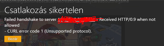 CURL error code 1 - FiveM Client Support - Cfx.re Community