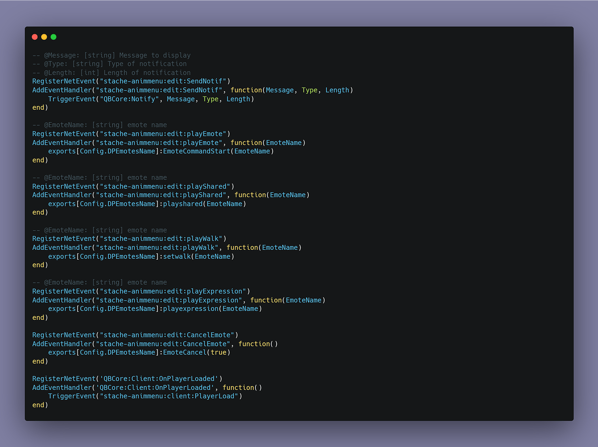 [PAID] [QB | STANDALONE | CUSTOM] Stache Anim Menu + Full Synchronous ...