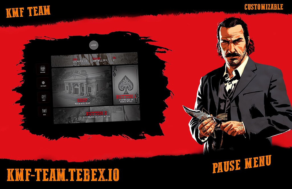 [PAID] [VORP / RSG] PAUSE MENU - Customizable - RedM Releases - Cfx.re ...