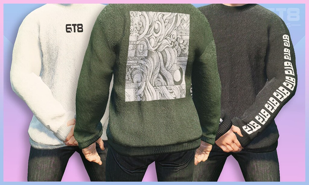 [PAID] MP Male - High Quality Baggy Sweater with 26 Textures - FiveM ...