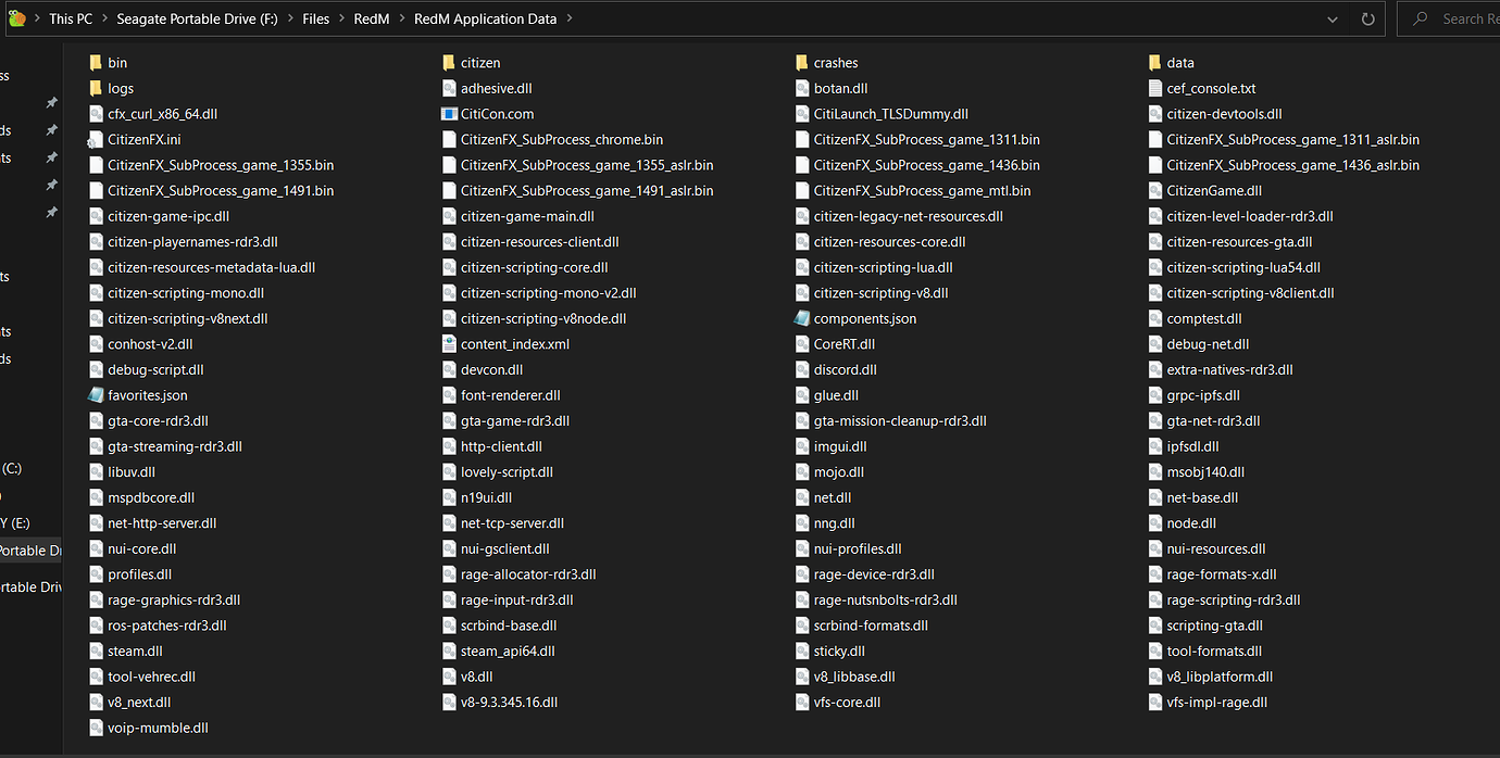 after deleting clientside mods redm opens like i'm opening offline ...