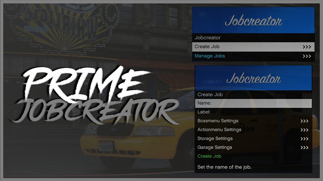 [ESX] primeJobcreator - Advanced ingame Jobcreator - FiveM Releases ...