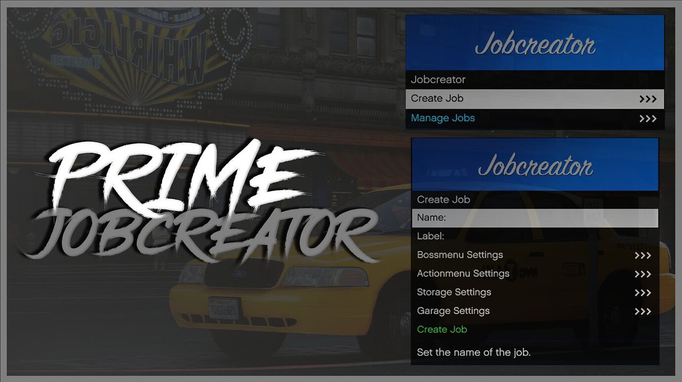 [ESX] primeJobcreator - Advanced ingame Jobcreator - FiveM Releases ...