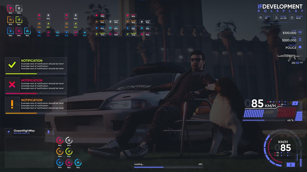 [ESX / QB] IF Advanced HUD V3 (Full Setting Menu) - FiveM Releases - Cfx.re Community