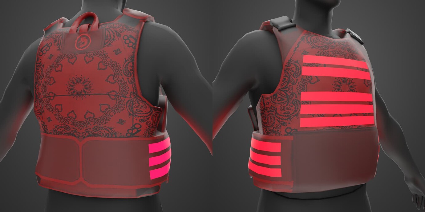Emissive/No Glow Gang Vests (All Lore Gangs, FiveM Ready) - FiveM ...