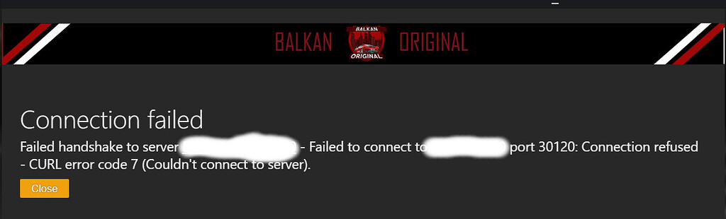 CURL error code 7 help - FiveM Client Support - Cfx.re Community