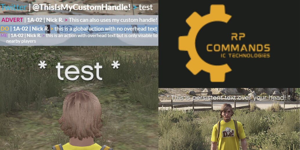 [PAID] [STANDALONE] RPCommands - Roleplay Essentials - FiveM Releases ...