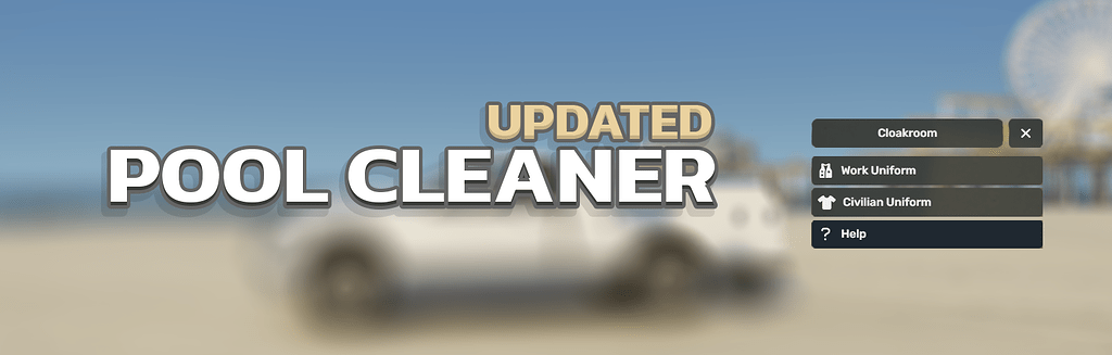 [FREE] [ESX] Pool Cleaner Job - FiveM Releases - Cfx.re Community