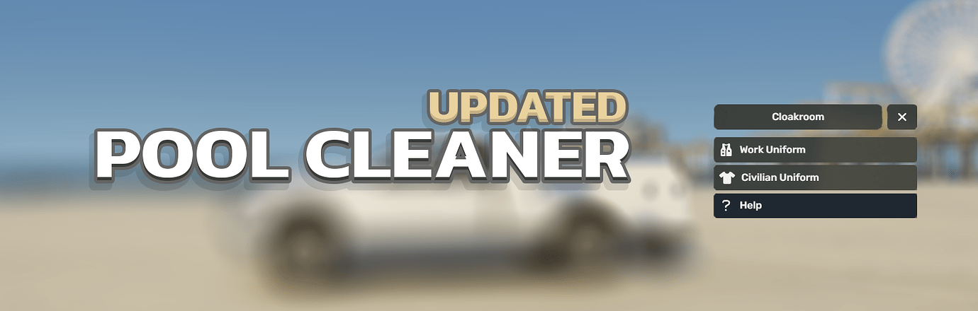 [FREE] [ESX] Pool Cleaner Job - FiveM Releases - Cfx.re Community