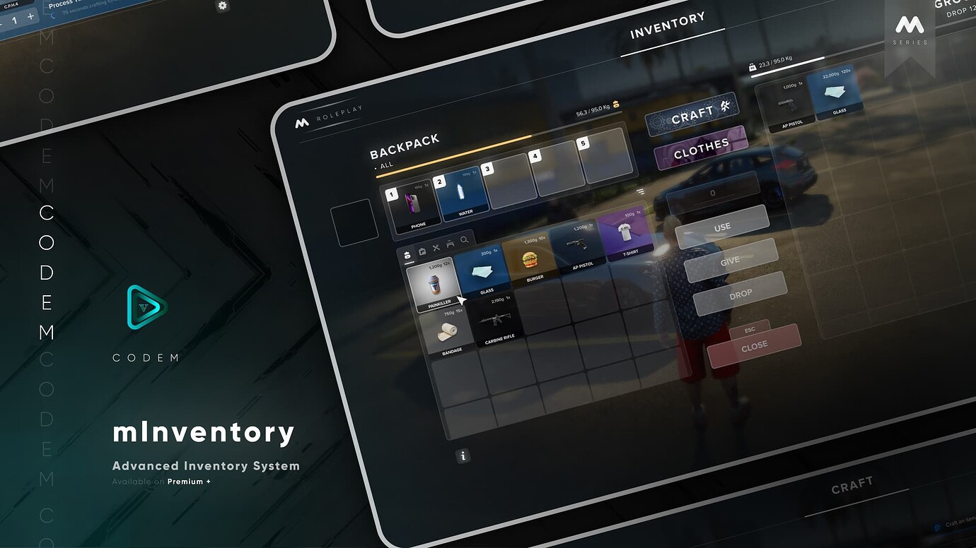 CodeM mInventory ( Advanced Inventory System ) - FiveM Releases - Cfx ...