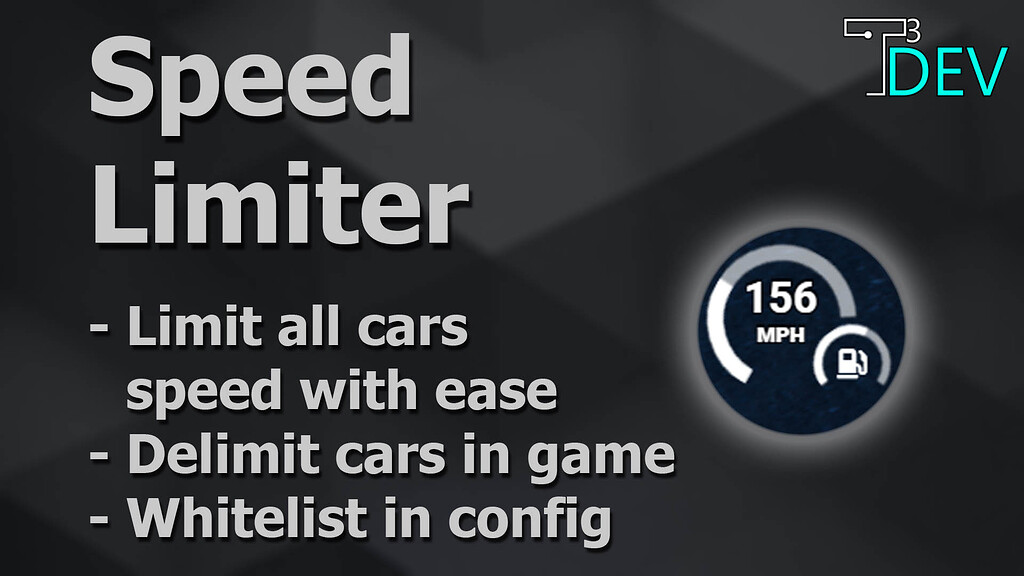 [Free][ESX][QB] Speed Limiter - FiveM Releases - Cfx.re Community