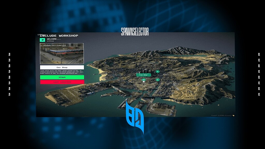 [PAID] Modern Spawn Selector [ESX/QB] - FiveM Releases - Cfx.re Community
