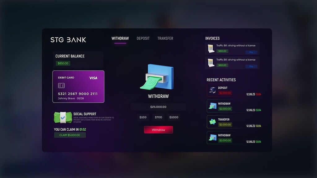 Banking System [ESX/QB] - FiveM Releases - Cfx.re Community