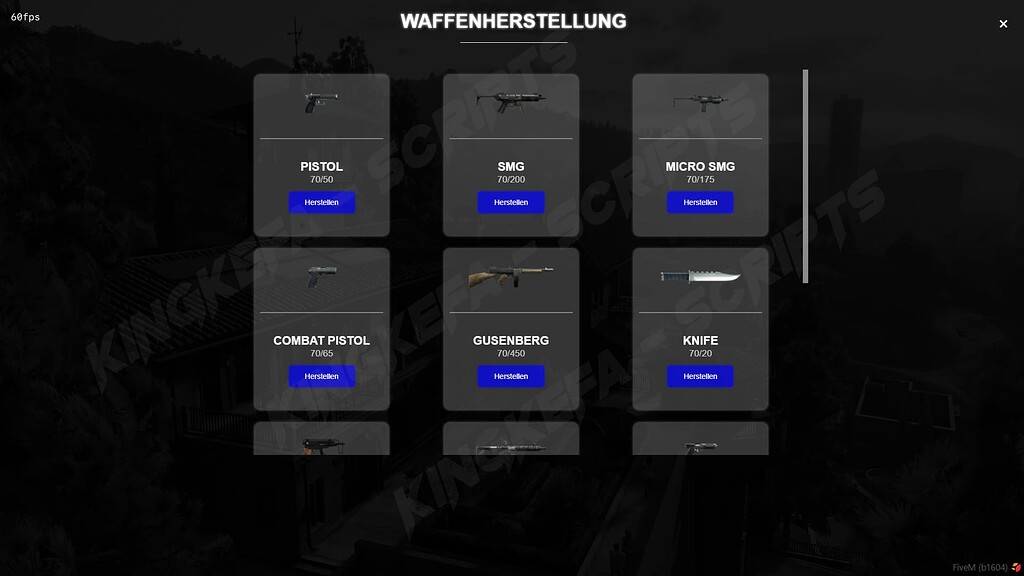 KingKefa - Weapon Creator UI | ESX - FiveM Releases - Cfx.re Community