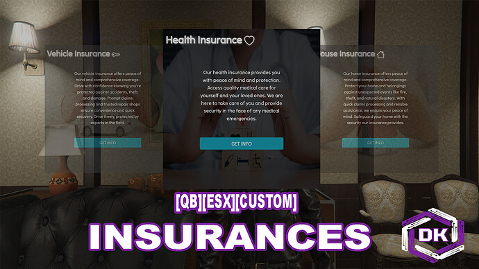 [QB][ESX][CUSTOM] - Insurances📝 - FiveM Releases - Cfx.re Community