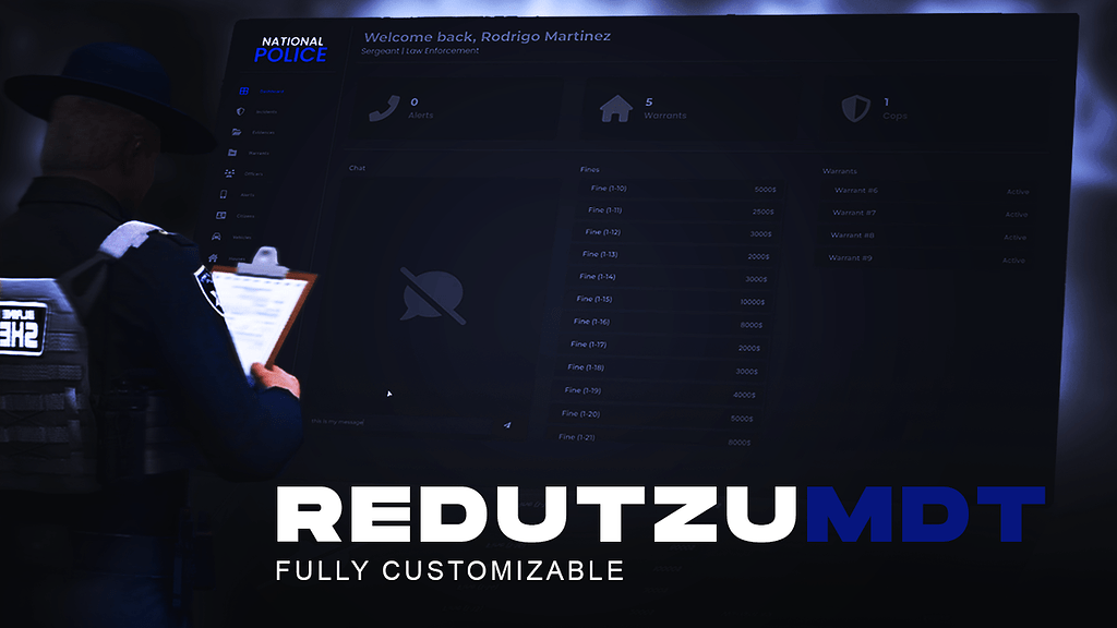 [qb] [esx] [standalone] Redutzu Mdt Fivem Releases Cfx Re Community
