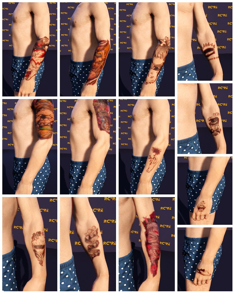 [ADDON] Action Anime Pack - RCore Tattoo - FiveM Releases - Cfx.re ...